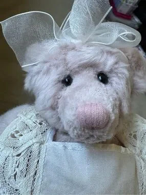 GANZ | Toys | Ganz Abby Light Pink Bear Cottage Collectibles Plush 3 ...